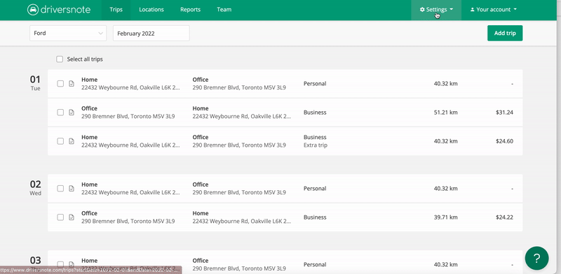 How to create a report - Driversnote Knowledge Base